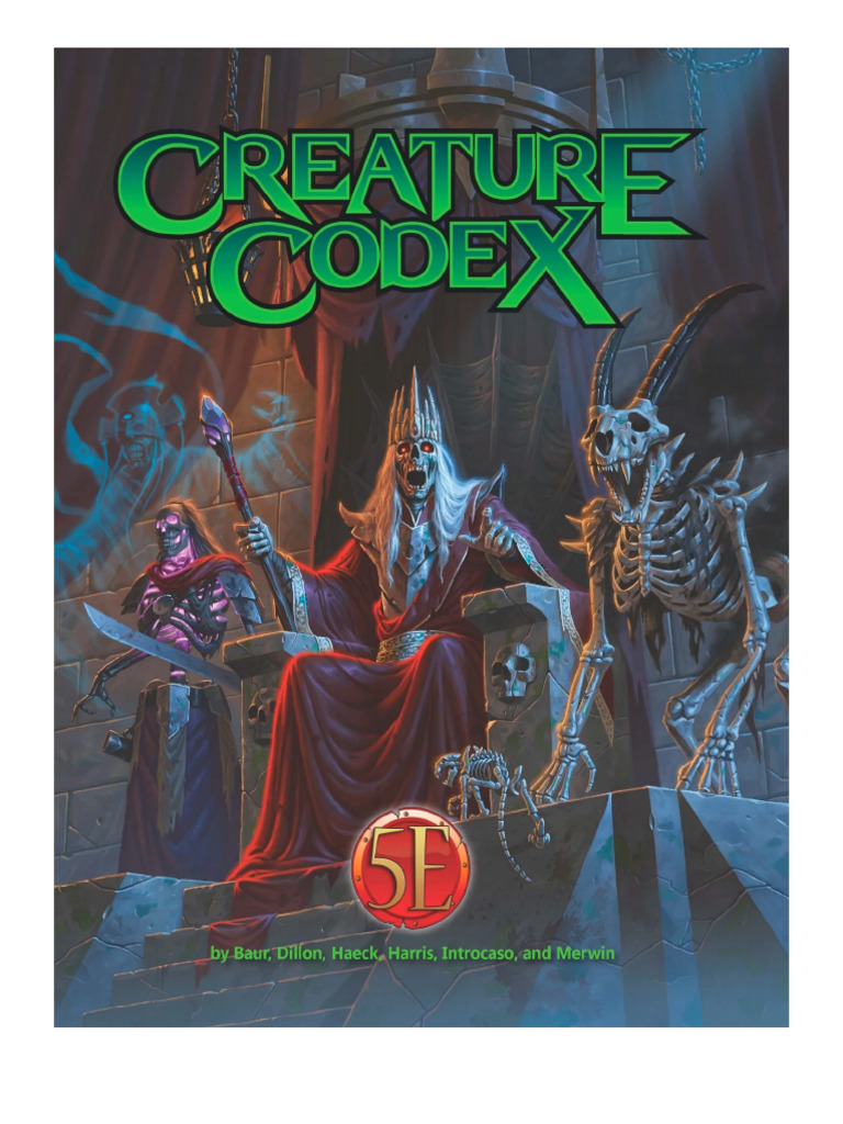Creature Codex | PDF