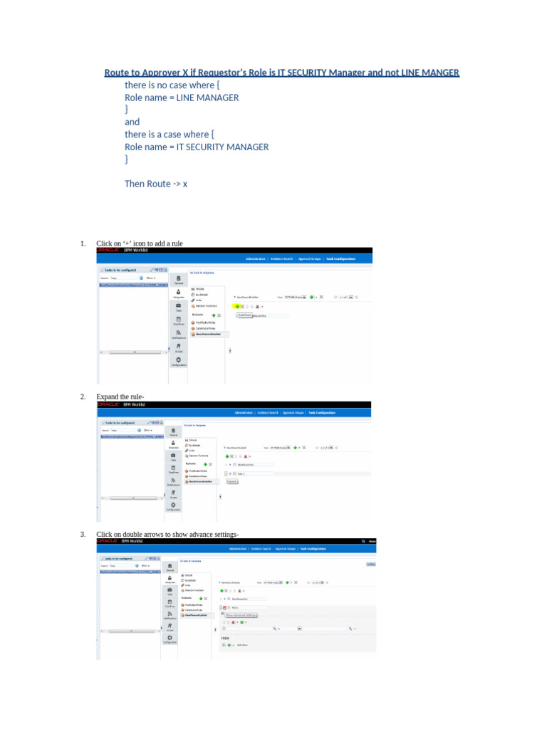 Advance Mode For Role Based Rules Detailed | PDF