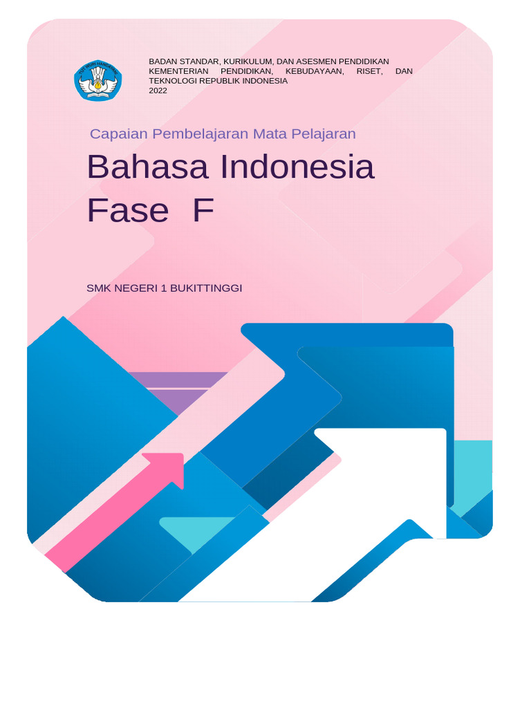 06 CP Fase F Bahasa Indonesia | PDF