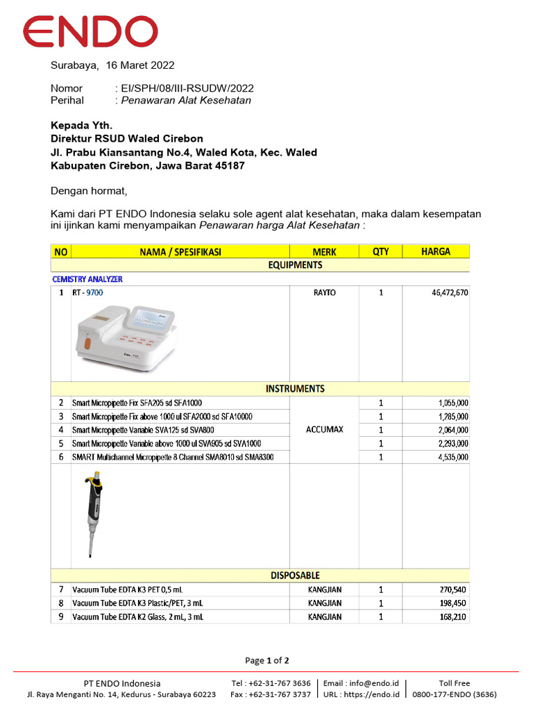 SPH RSUD Waled Cirebon | PDF