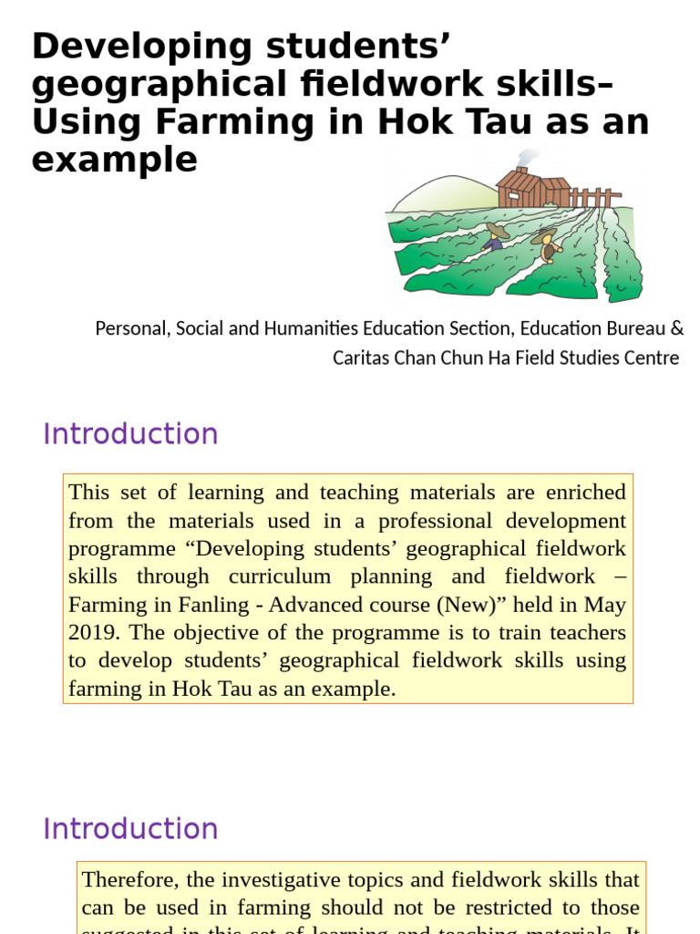 Farming Fieldwork Powerpoint-Eng | PDF