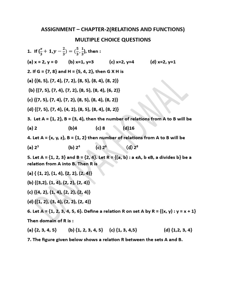 Assignment of CH 2 XI | PDF