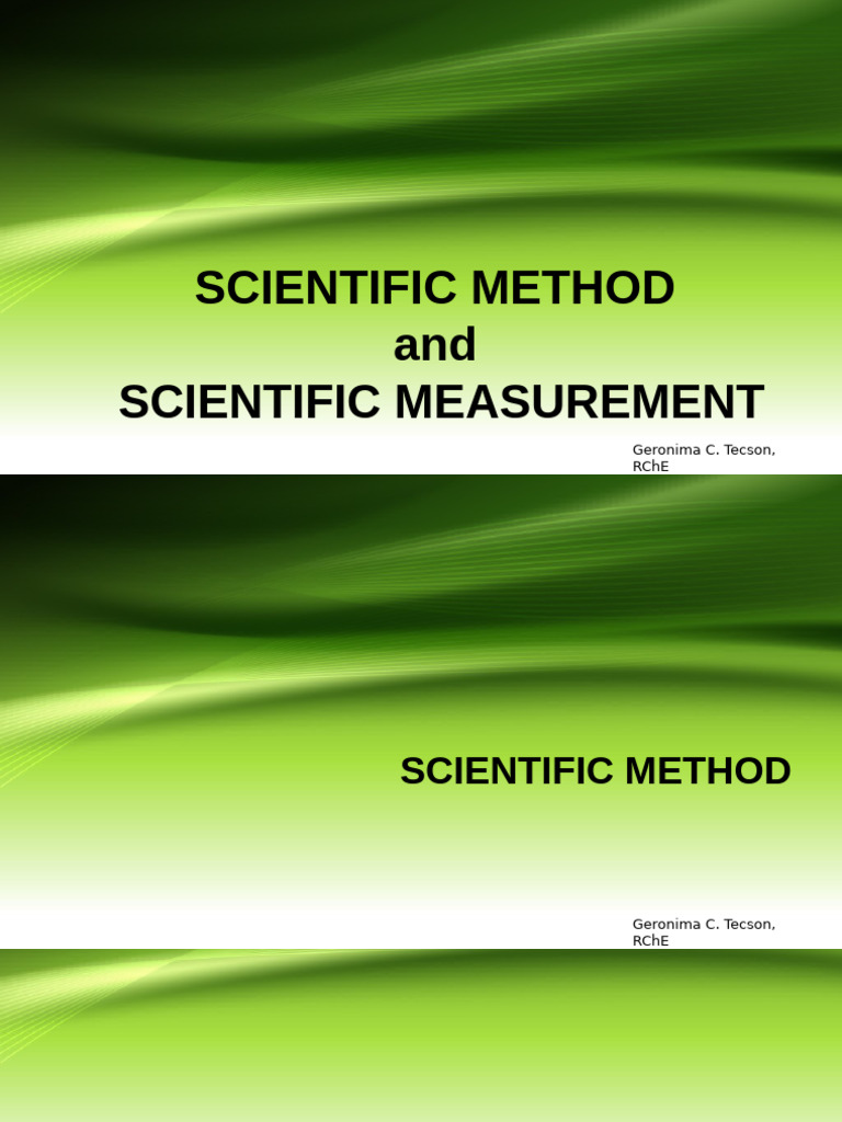 2 Scientific Method and Measurement | PDF