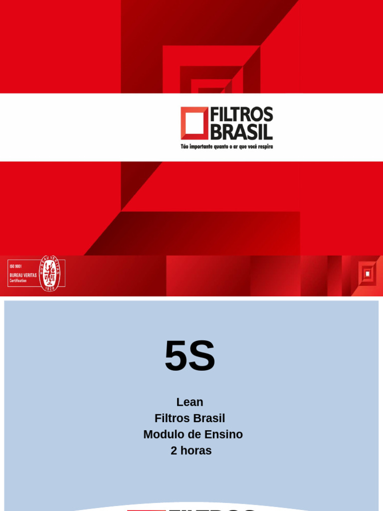 Lean Filtros Brasil - 5S | PDF