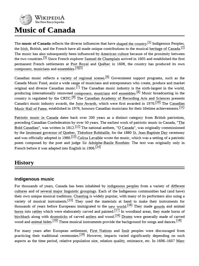 Music_of_Canada | PDF