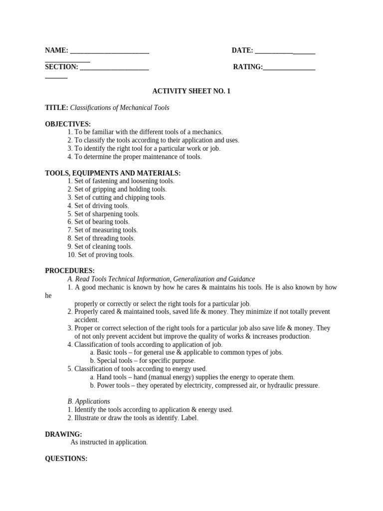 Job Sheets 051521 | PDF