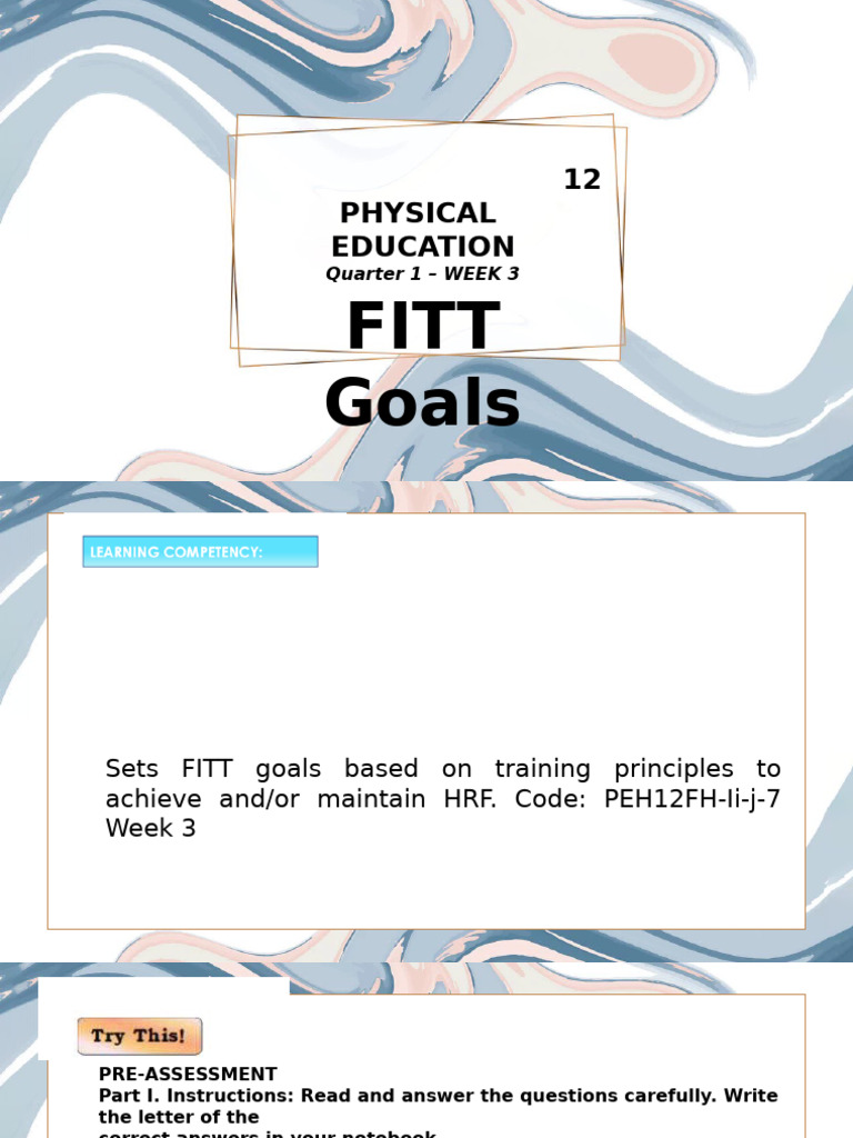 PE-12-Q1-WEEK-3 | PDF