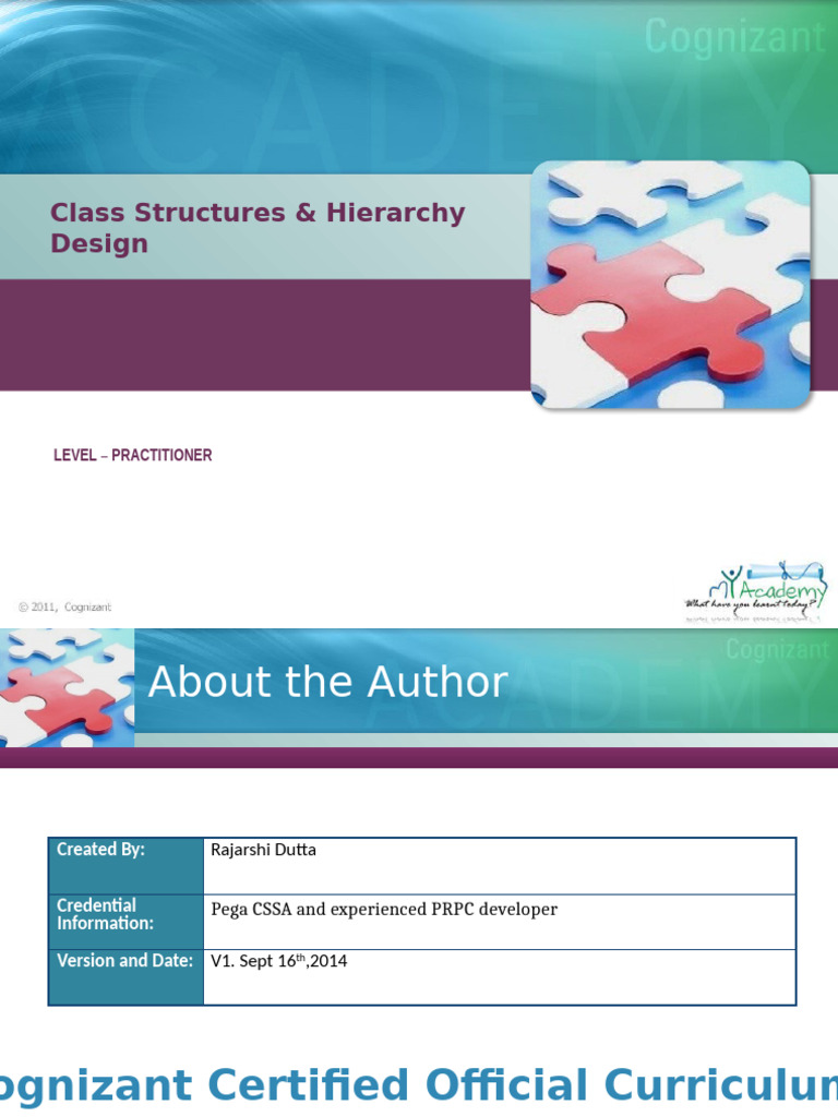 Pega 7 Class Structures And Hierarchy Designv001 Pdf 