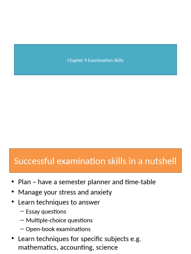 Chapter 9 Examination Skills (1) | PDF