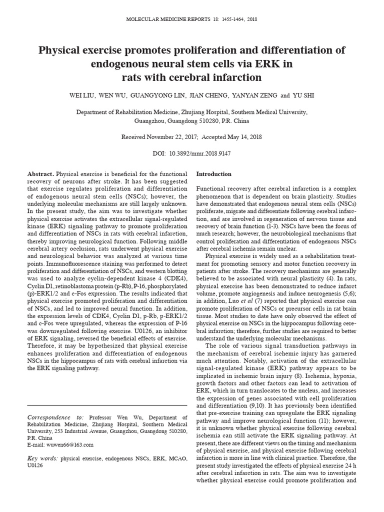 Liu 2018 | PDF | Cell Biology | Self-Improvement