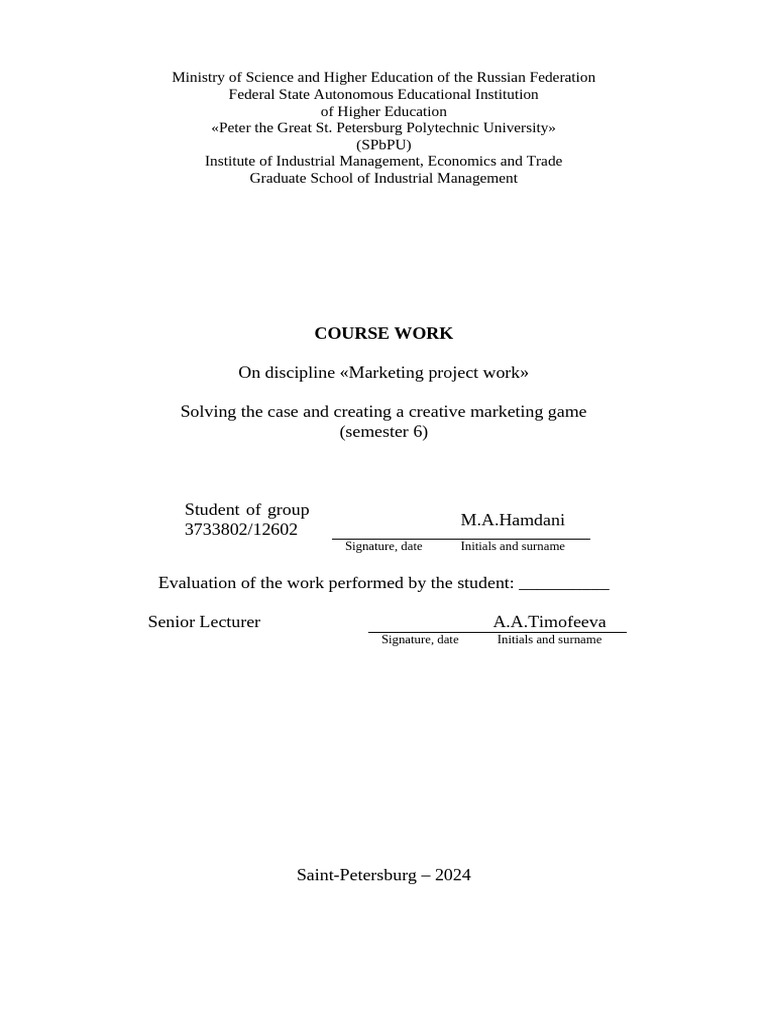 Hamdani Marketing Project Work | PDF | Marketing Strategy | Art