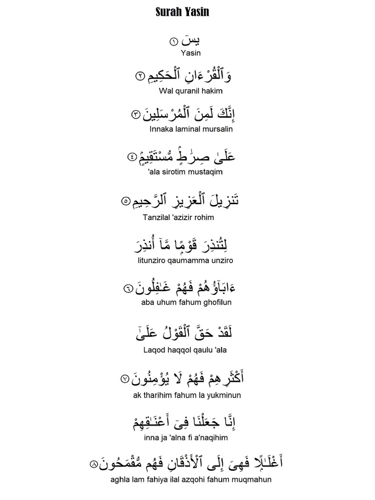 Surah Yassin | PDF
