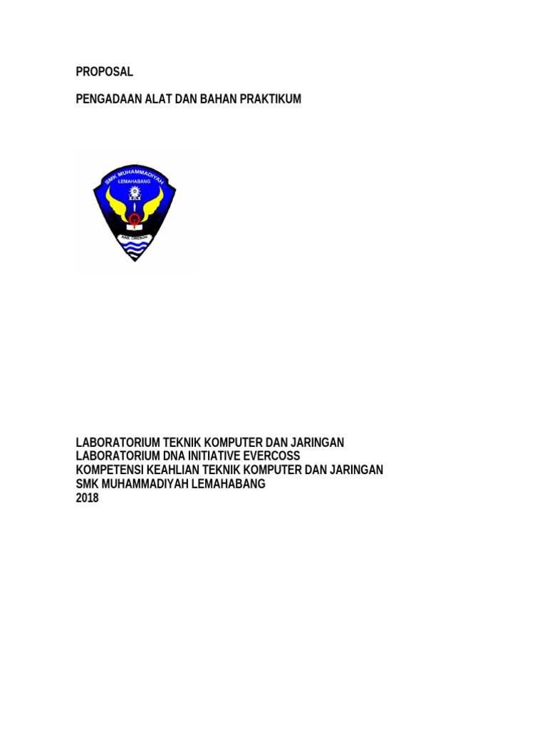 Proposal Lab Sisprod | PDF
