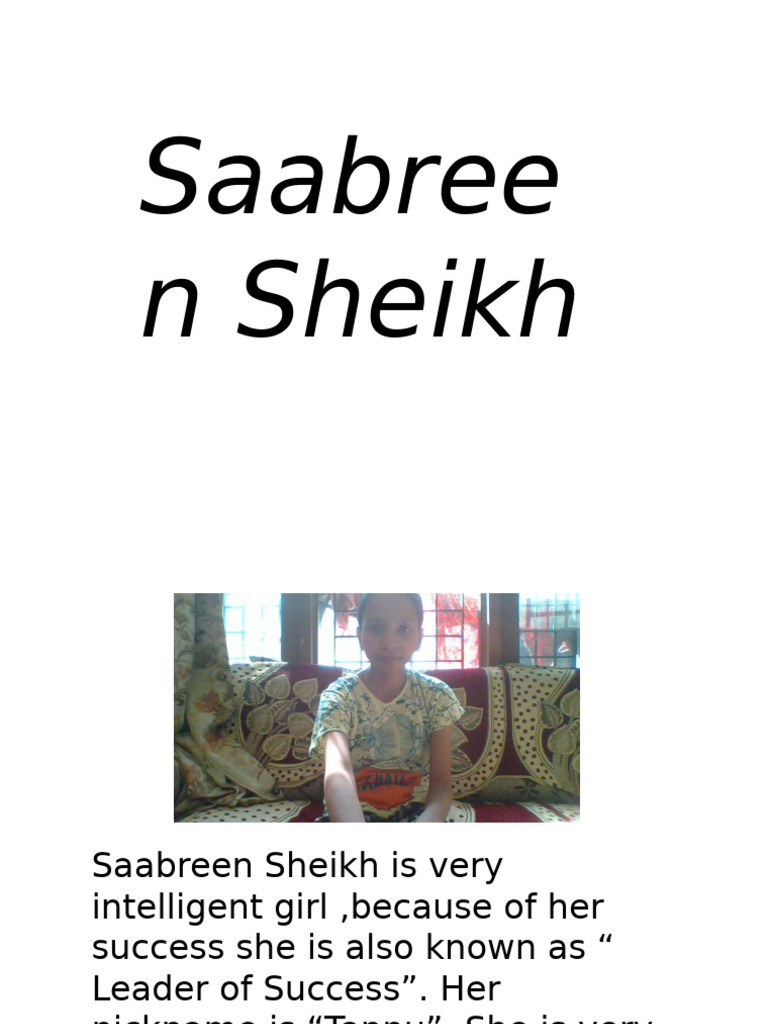 Saabreen Sheikh | PDF