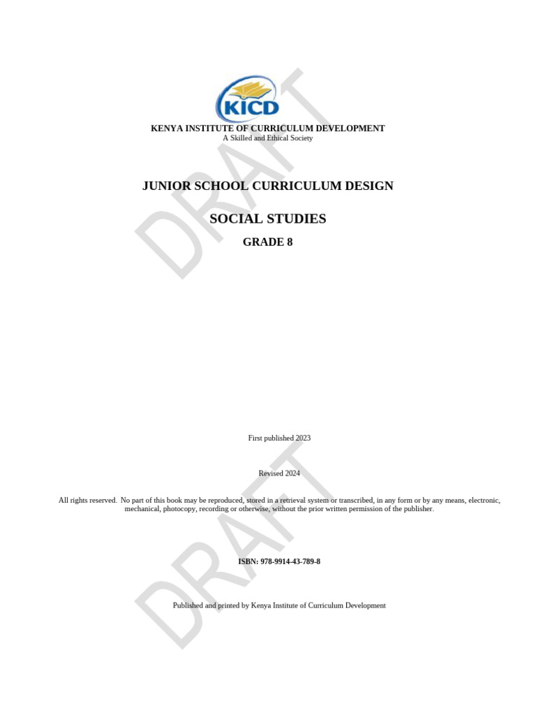 Social Studies Grade 8 | PDF