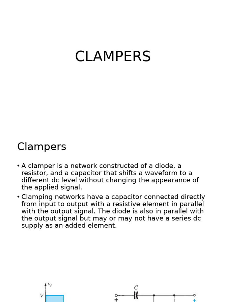 Clampers | PDF