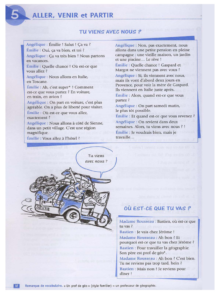 Aller Venir Partir Bilan1 | PDF