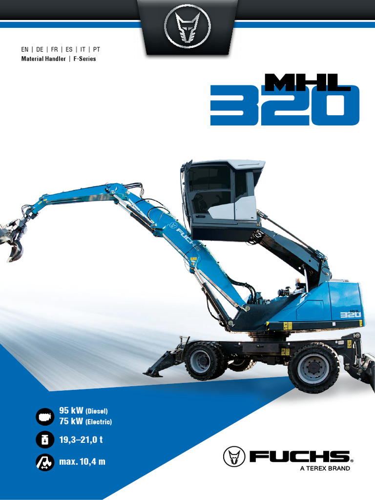 Brochure Mhl320F Fuchs Terex | PDF