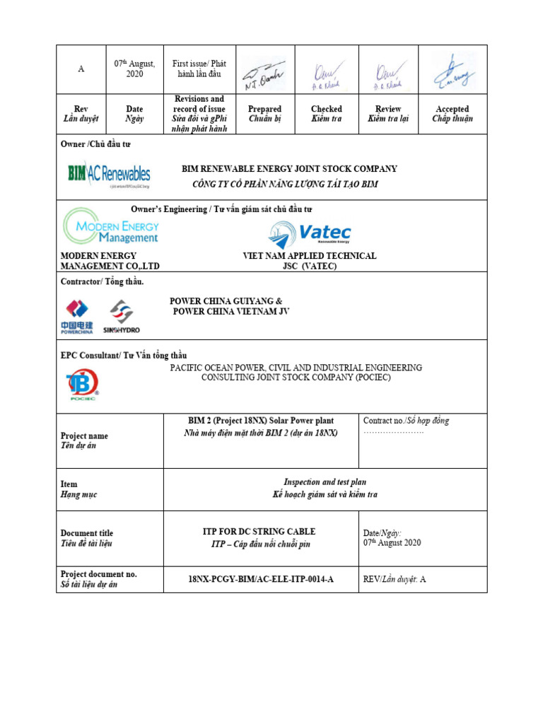 18NX-PCGY-BIMAC-ELE-ITP-0014-A - ITP DC String Cable 1x4mm2 | PDF
