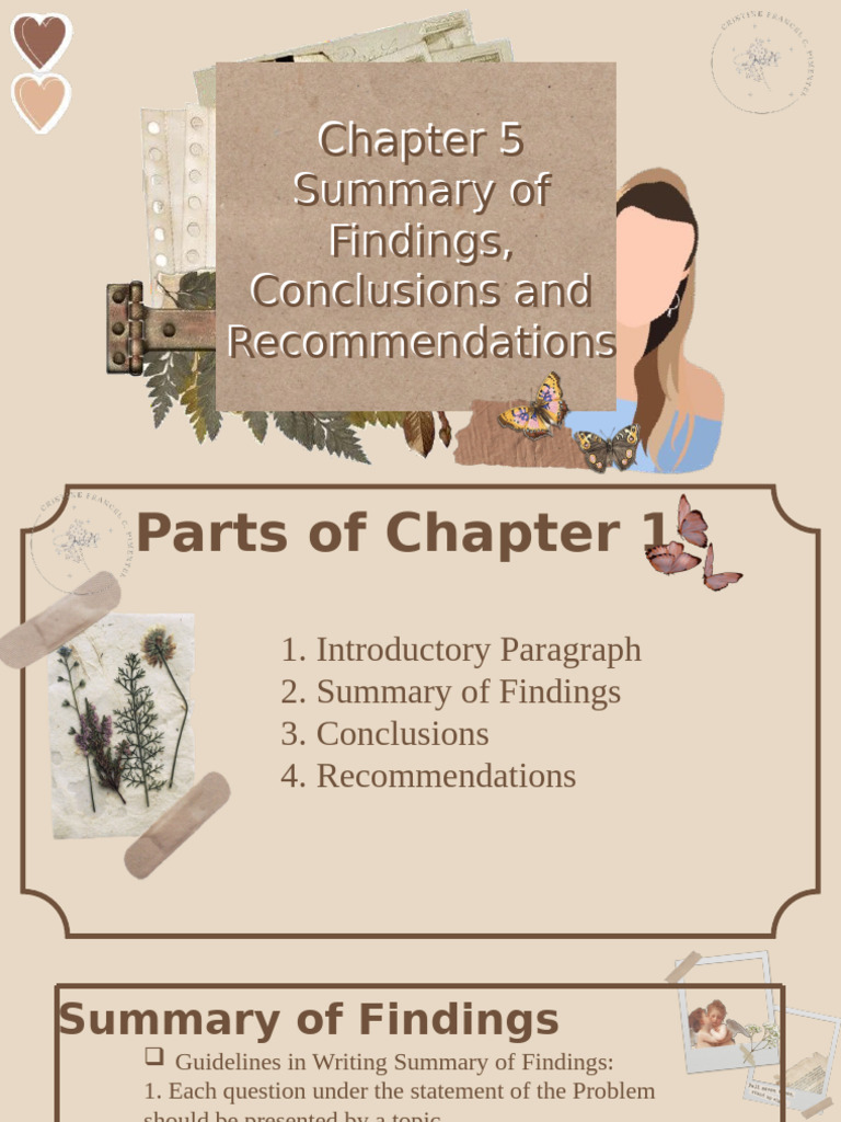 L11 Chapter 5 Summary Conclusion and Recommendation | PDF