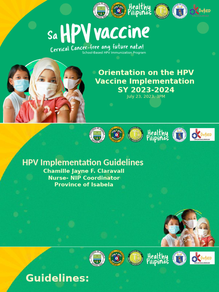 HPV Orientation Isabela Jul 20 2023 | PDF
