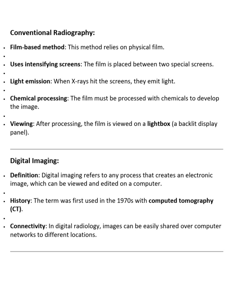 Conventional Radiography | PDF