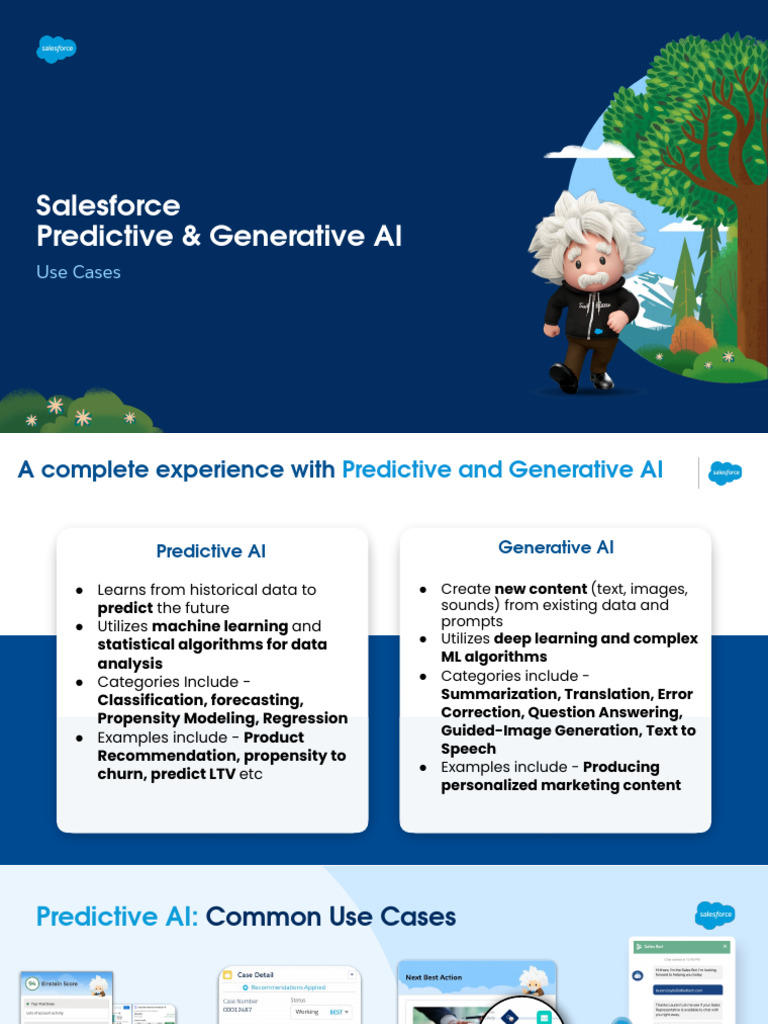 Salesforce Predictive & Generative AI | PDF