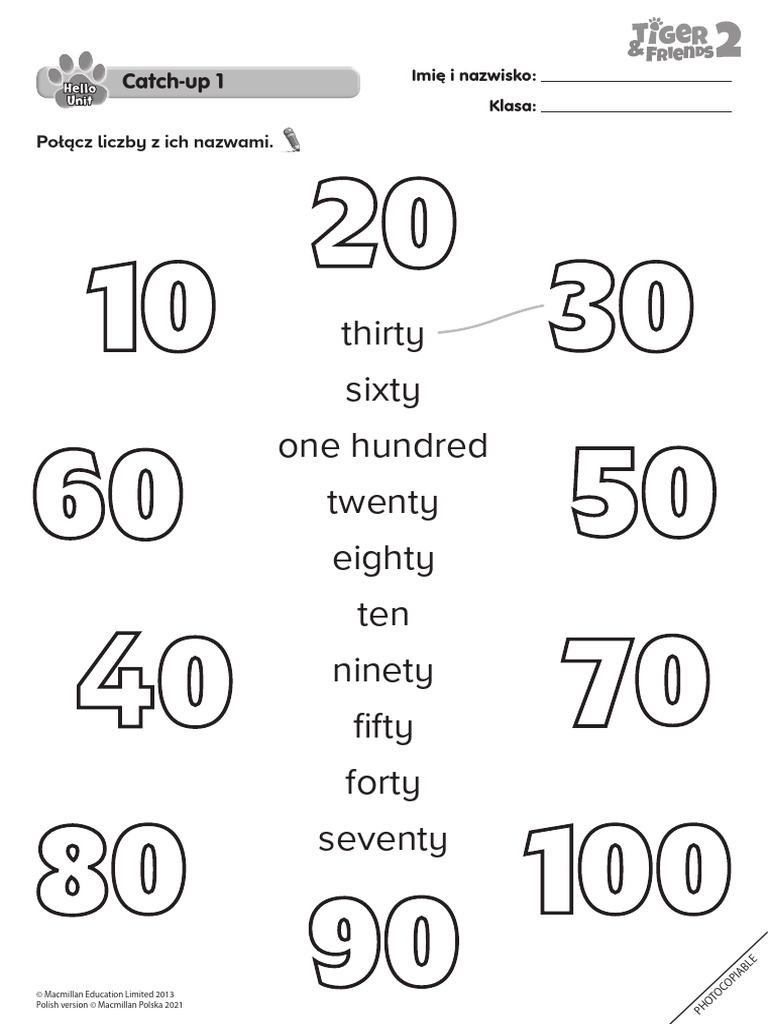 Tiger&Friends 2 - TRF - Hello Unit - Catch-Up 1 | PDF