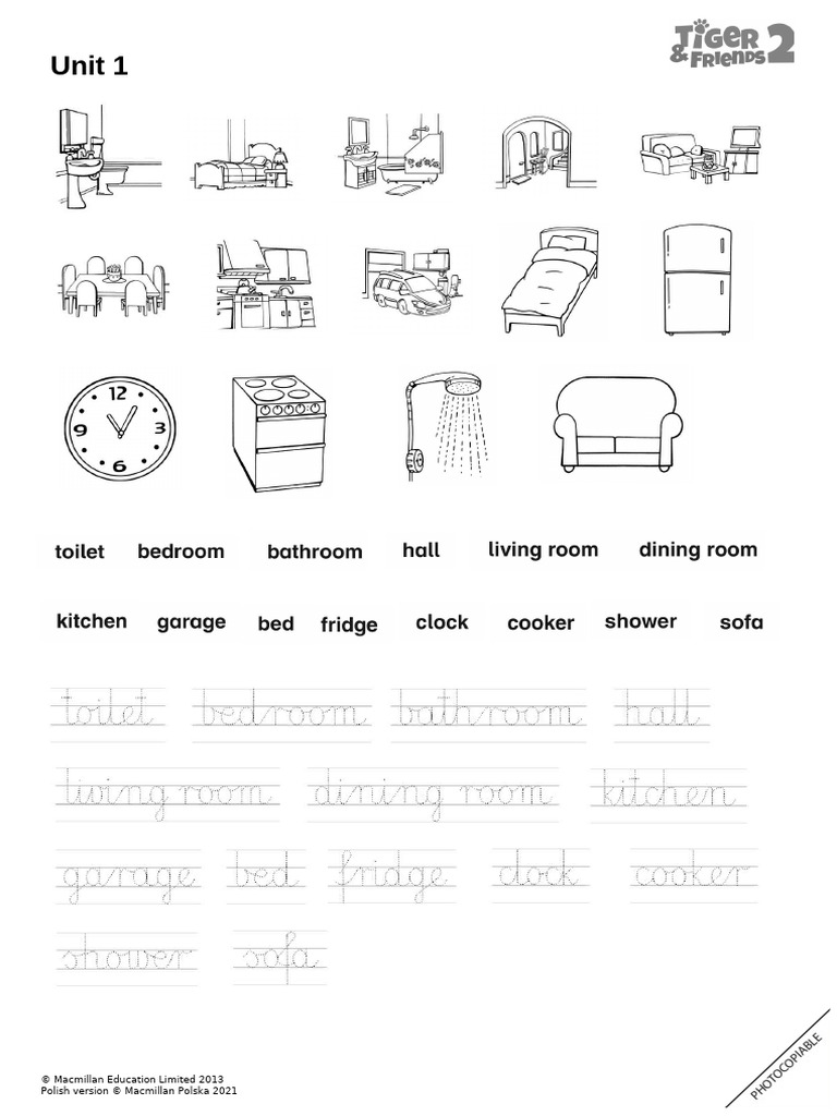 Tiger&Friends 2 TRF Unit 1 DIY Bank | PDF