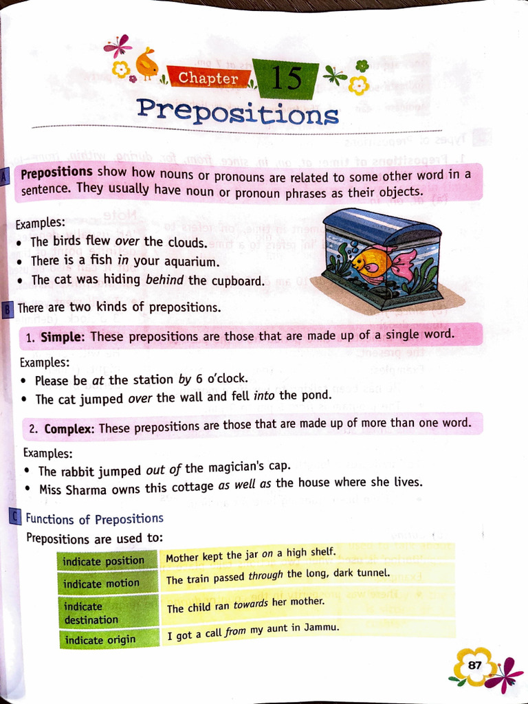 Preposition Notes | PDF