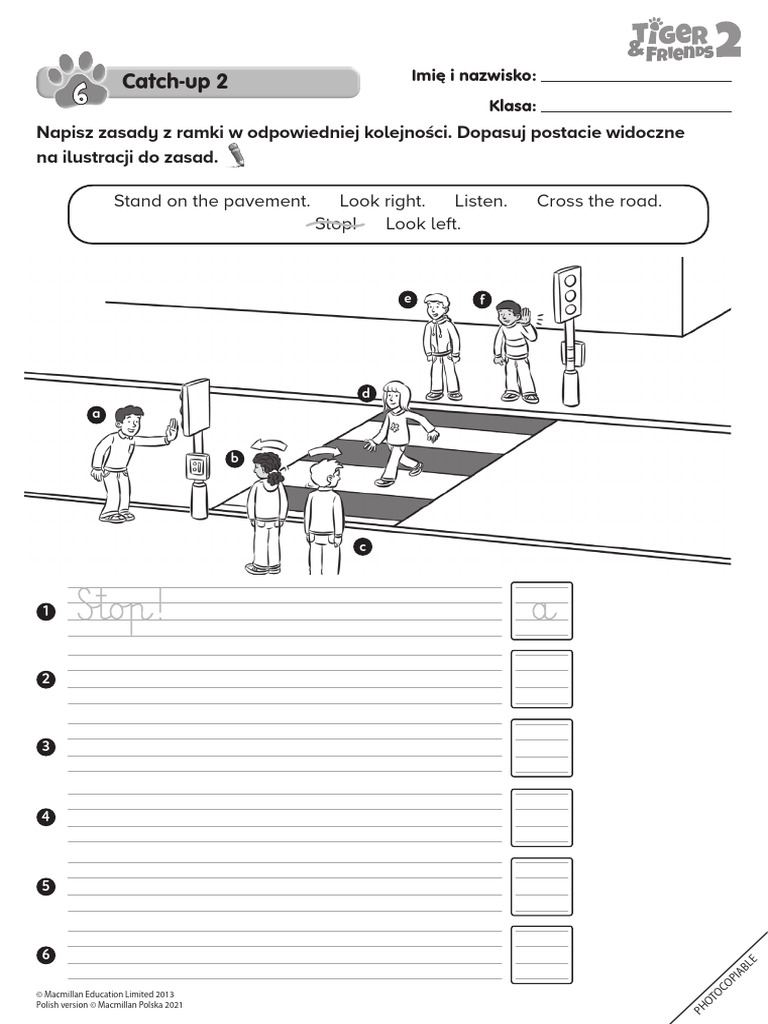 Tiger&Friends 2 - TRF - Unit 6 - Catch-Up 2 | PDF