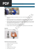 Oxygen Cylinder Daily Checklist | PDF