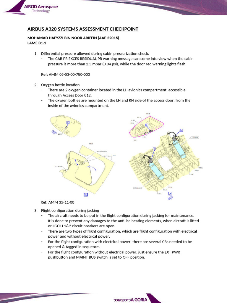 Airbus A320 Systems Assessment Checkpoint Pdf