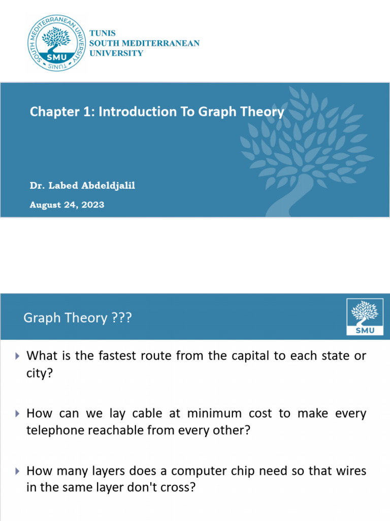 Chapter 1 Introduction To Graph Theory | PDF