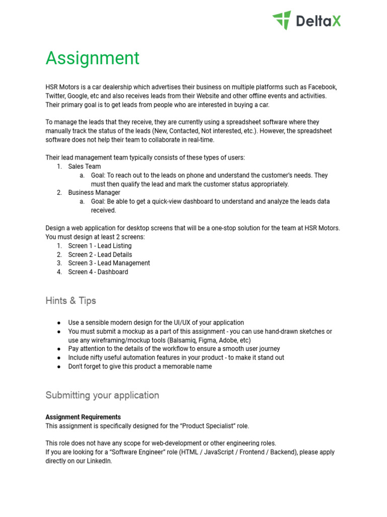 Product Analyst Assignment - Nov 2022 | PDF