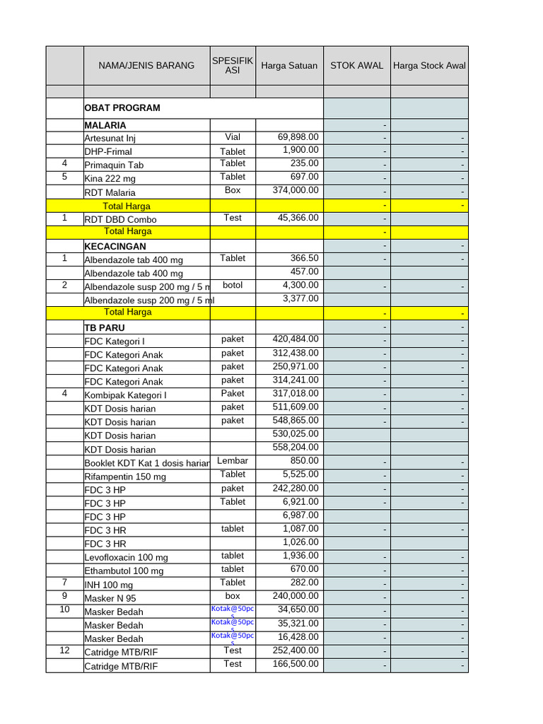 Rekon SM 1 Tahun 2024 | PDF