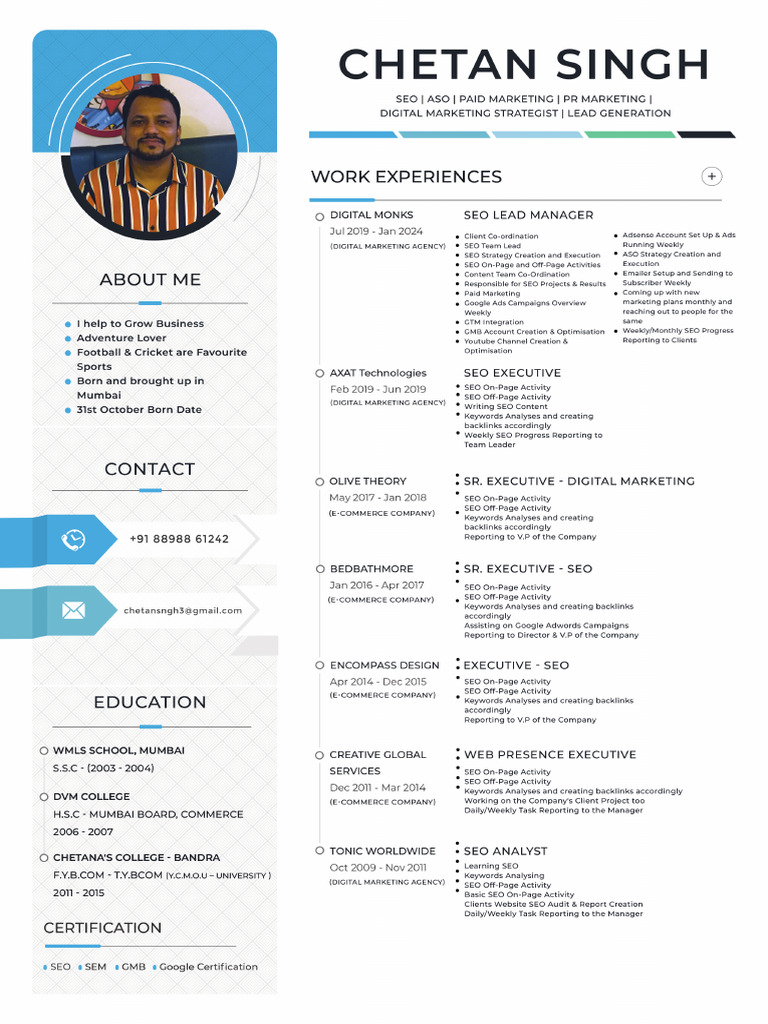 Chetan Resume 03 | PDF