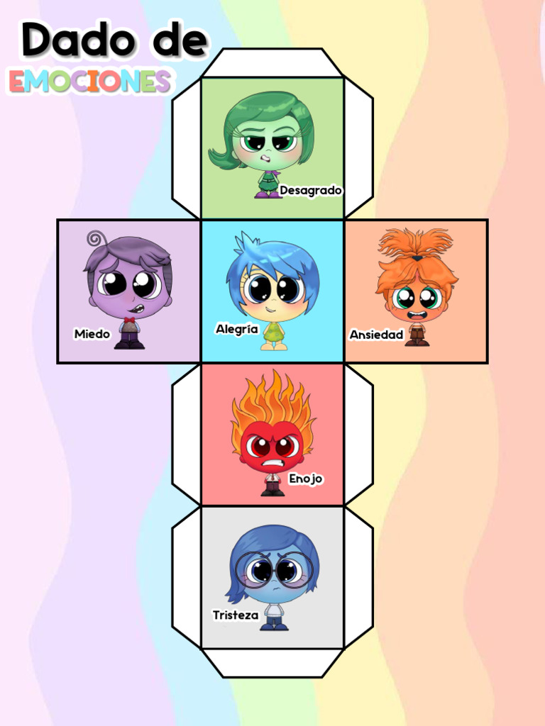 Dado de las Emociones Intensamente 2 | PDF