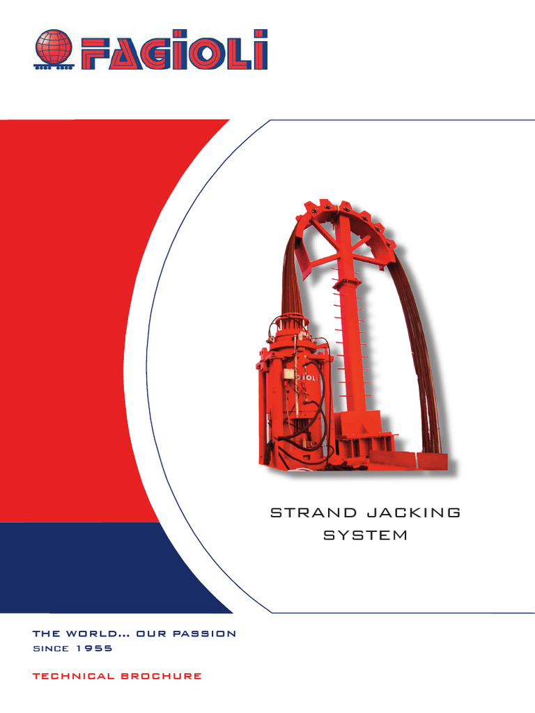 08 A FAGIOLI TECHNICAL DATA STRAND JACKING SYSTEM | PDF