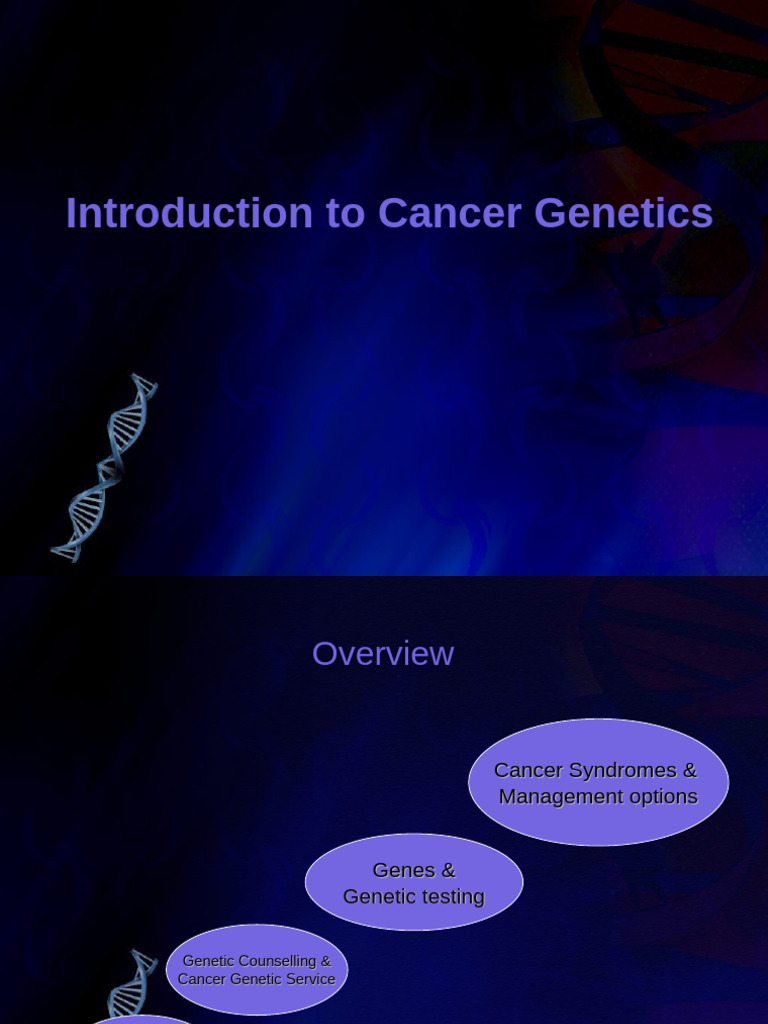 Cancer Genetics Pdf