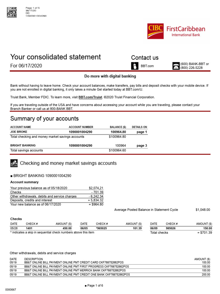Consolidated Statement | PDF