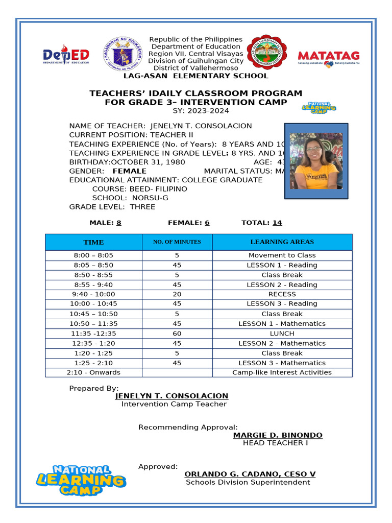 CLASS PROGRAM NLC 2024 New | PDF