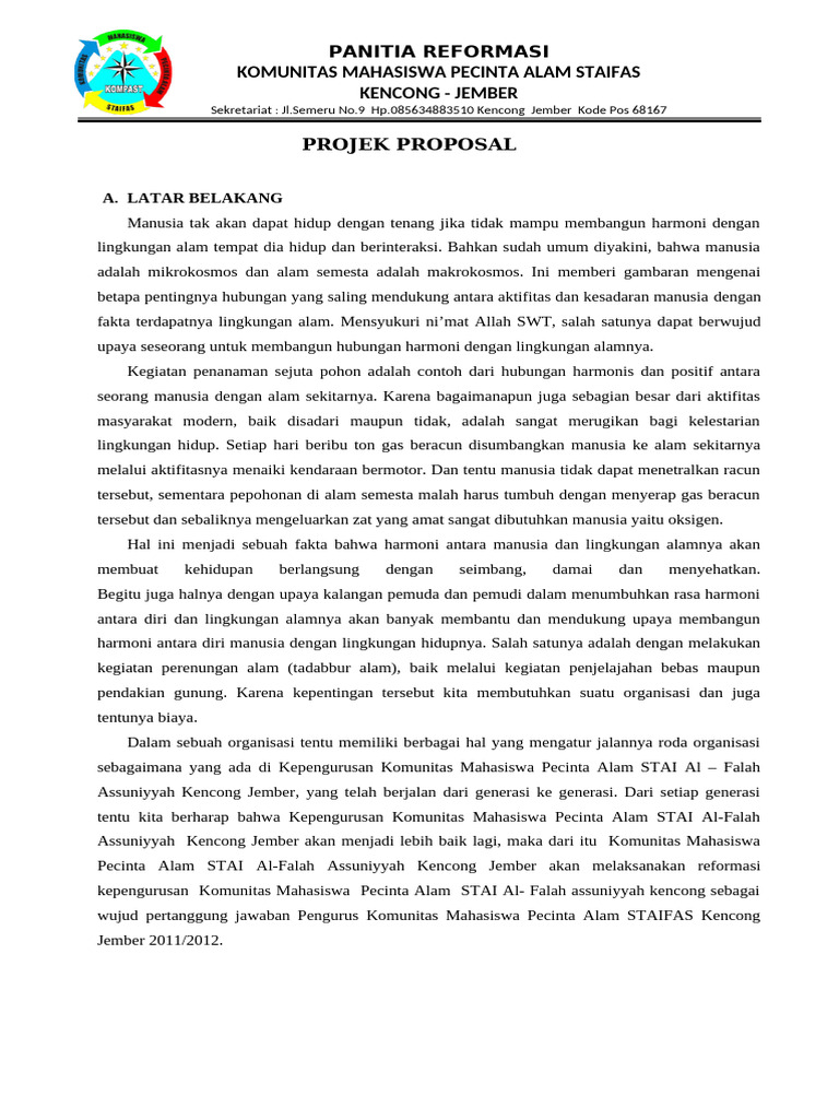 Proposal Kompas | PDF