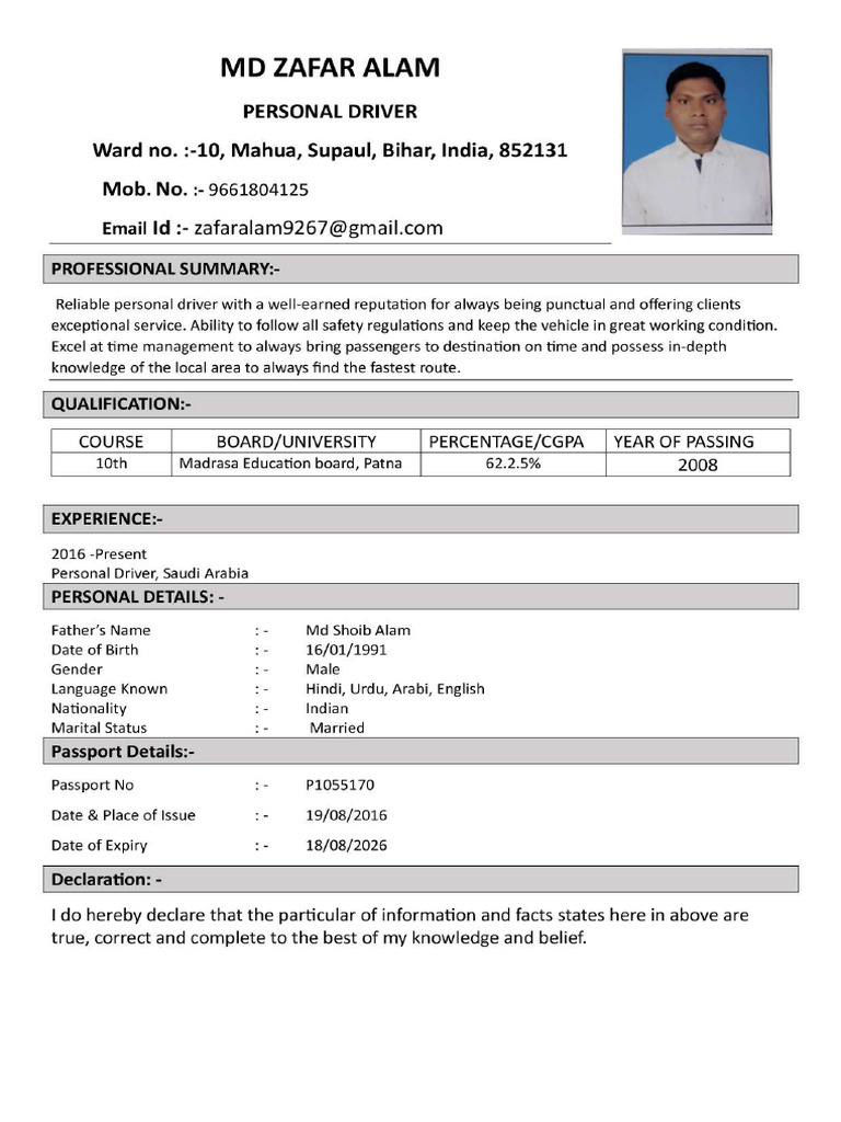 MD Zafar Alam-1 | PDF