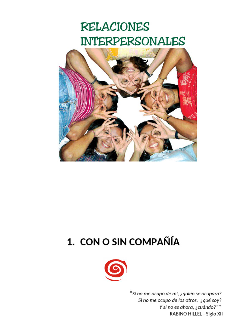 Relaciones Interpersonales | PDF | Felicidad | Bienestar