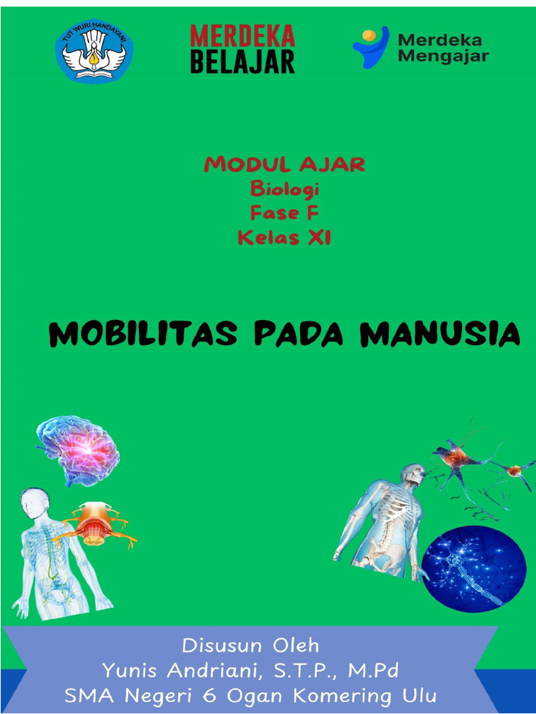 Modul Ajar Biologi - Mobilitas Pada Manusia (Sistem Gerak Dan Sistem ... Modul Ajar Biologi - Mobilitas Pada Manusia (Sistem Gerak Dan Sistem ...