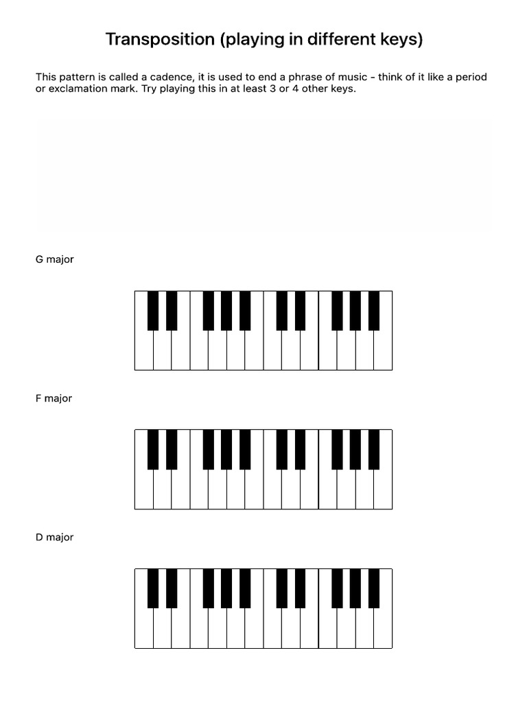 Transposing Cadence April 23 | PDF