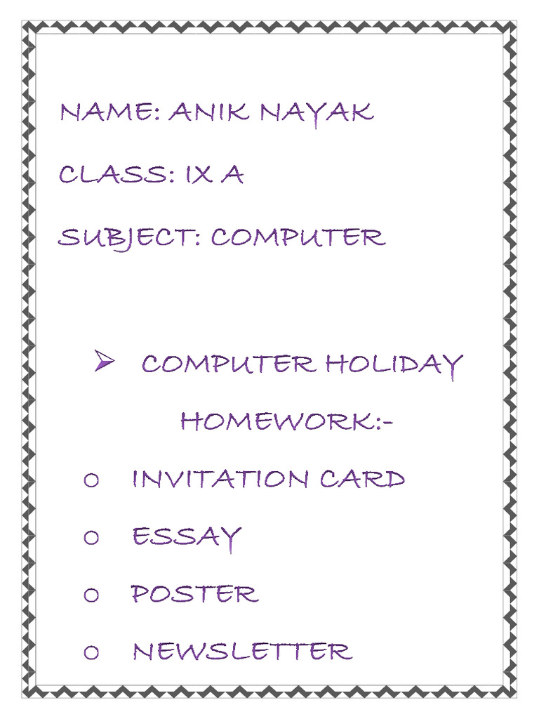 NAME introduction computer hw 2 | PDF