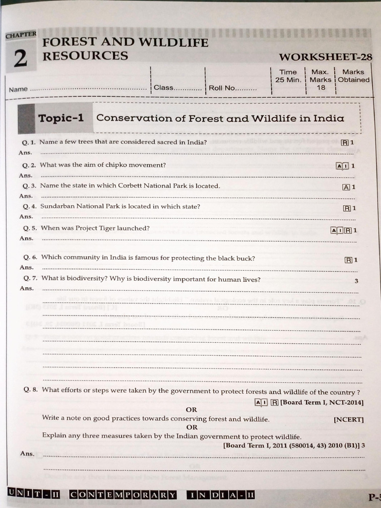 Forest and Wildlife Resources. | PDF