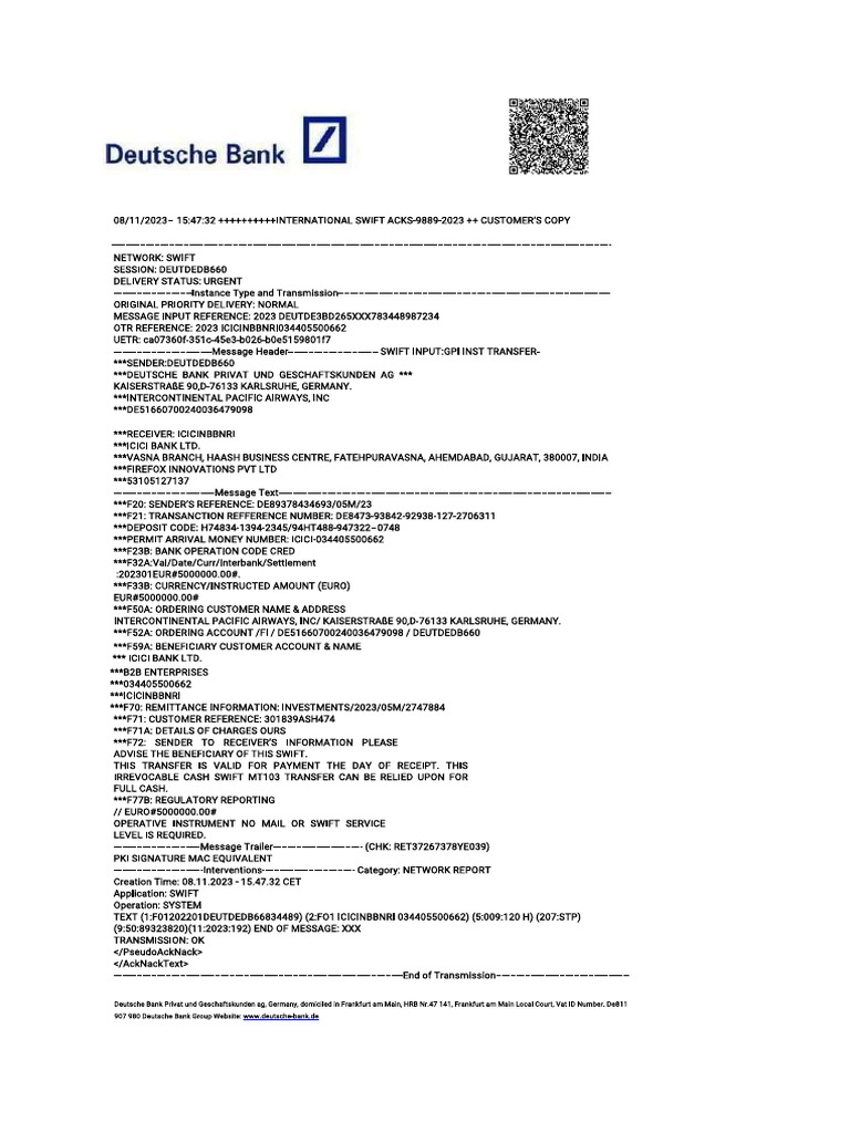 White Swift Copy B2B | PDF